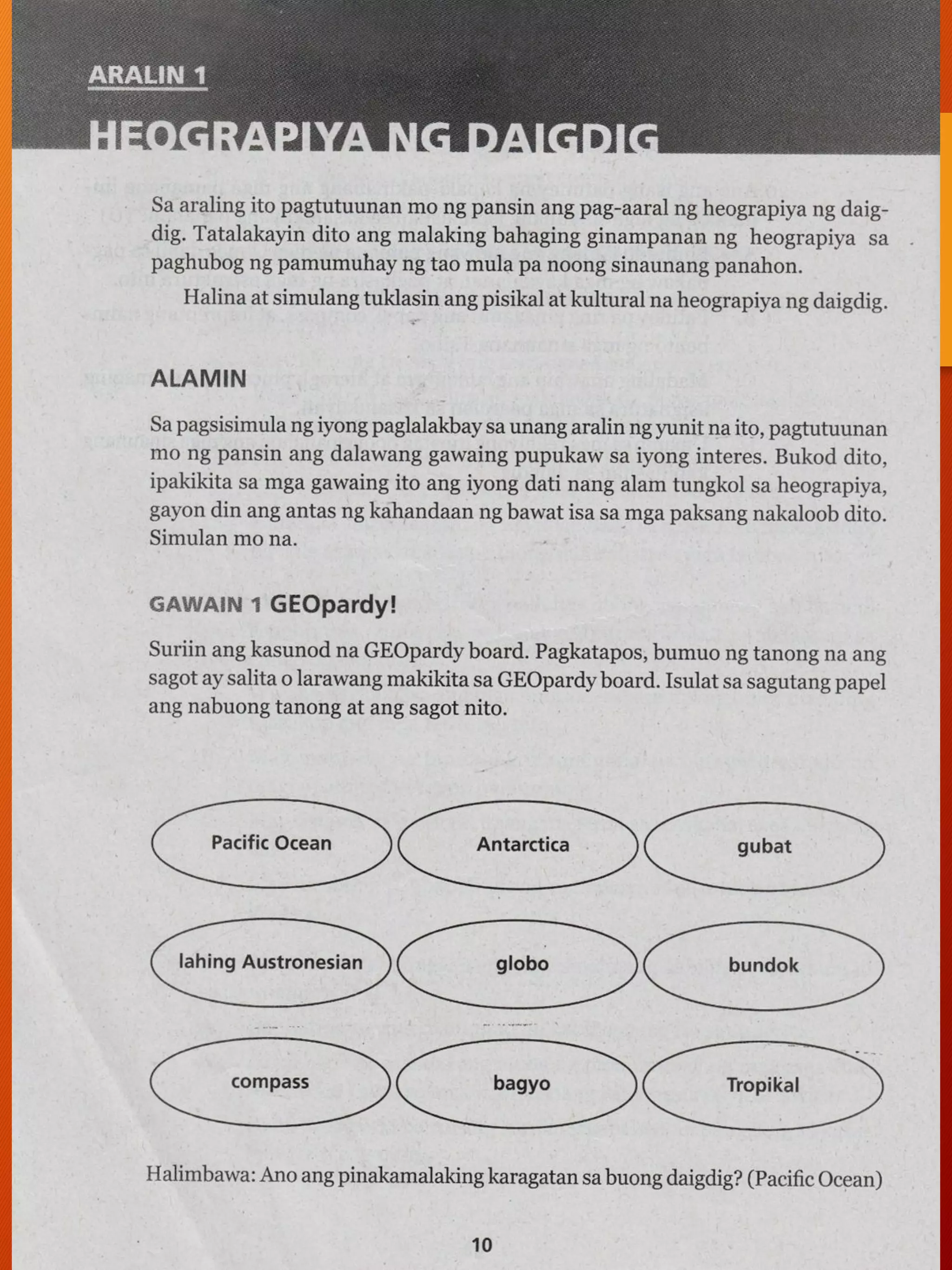 Grade 9 Module in A.P. (First Quarter) | PDF