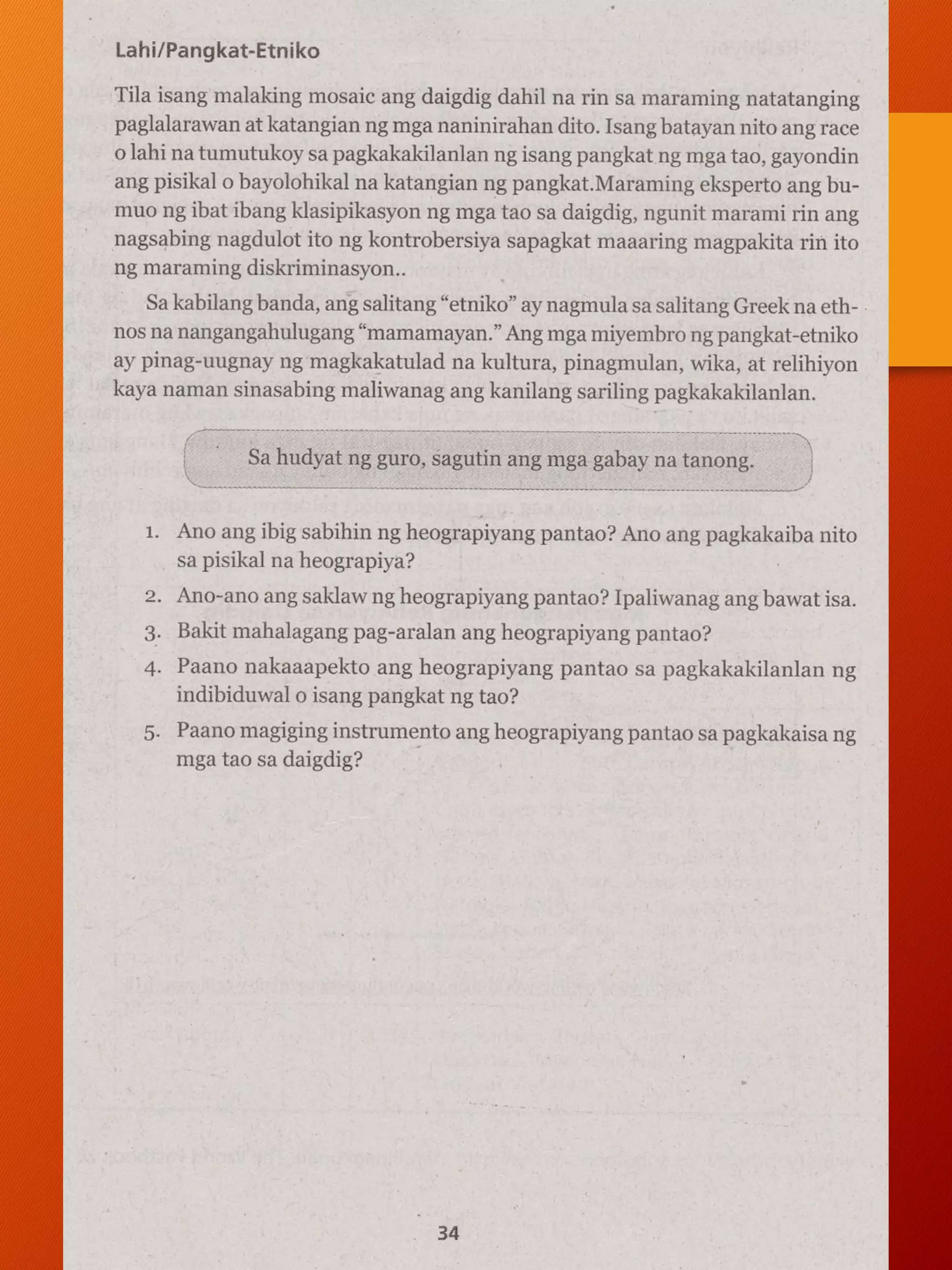 Grade 9 Module in A.P. (First Quarter) | PDF