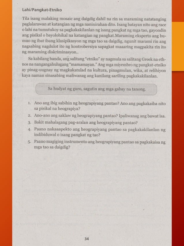 Grade 9 Module in A.P. (First Quarter) | PDF