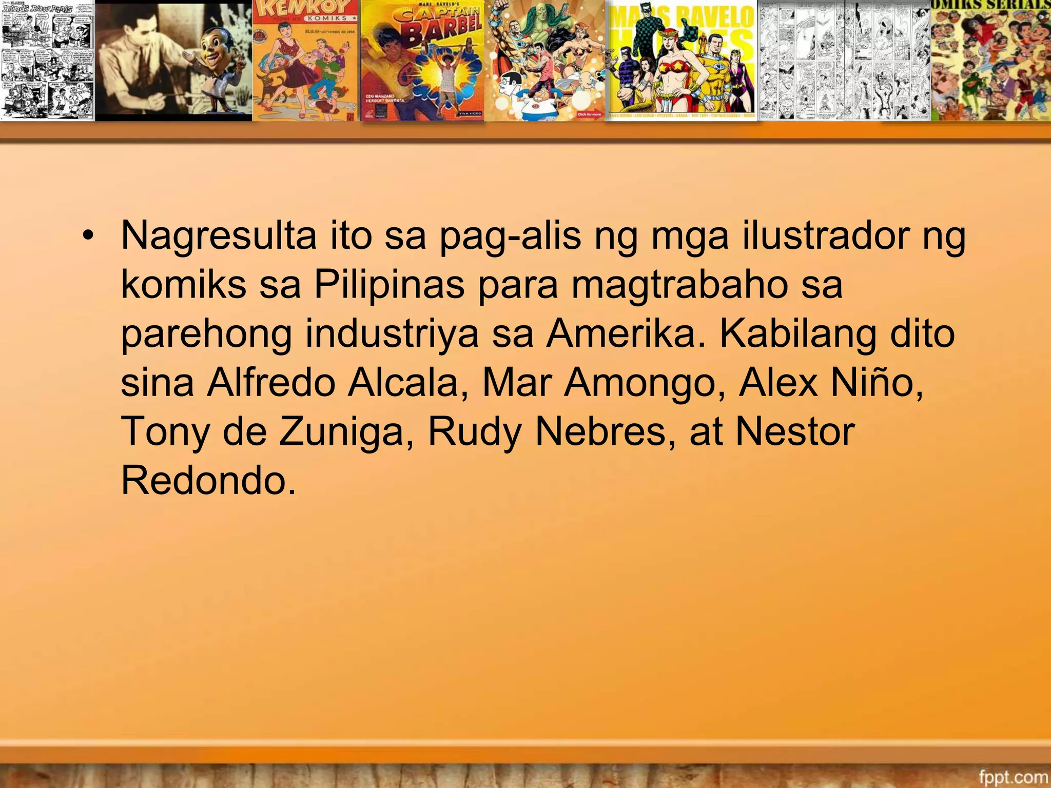 Kasaysayan ng Komiks | PPTX