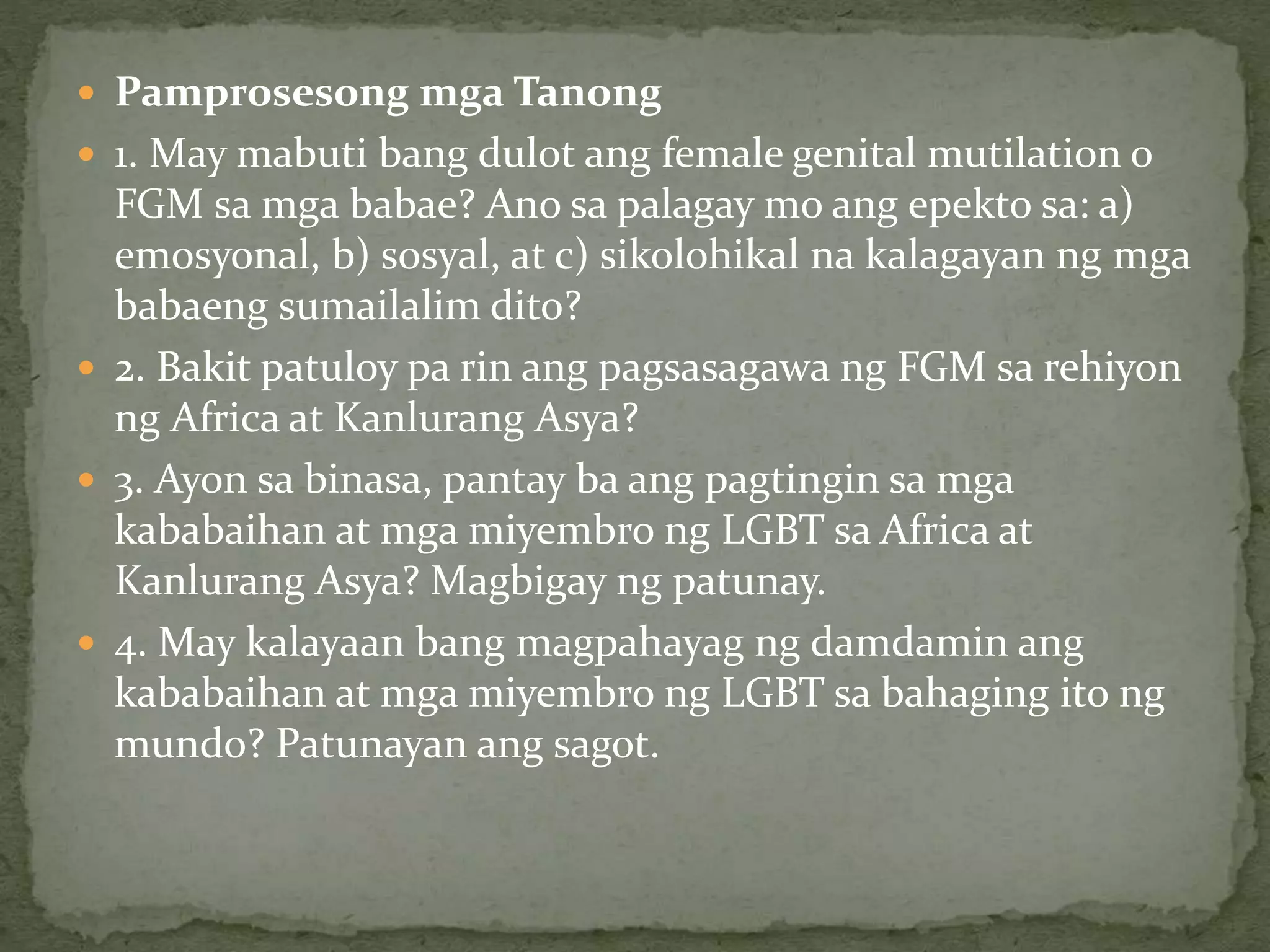 Kasaysayan ng lgbt sa pilipinas | PPTX