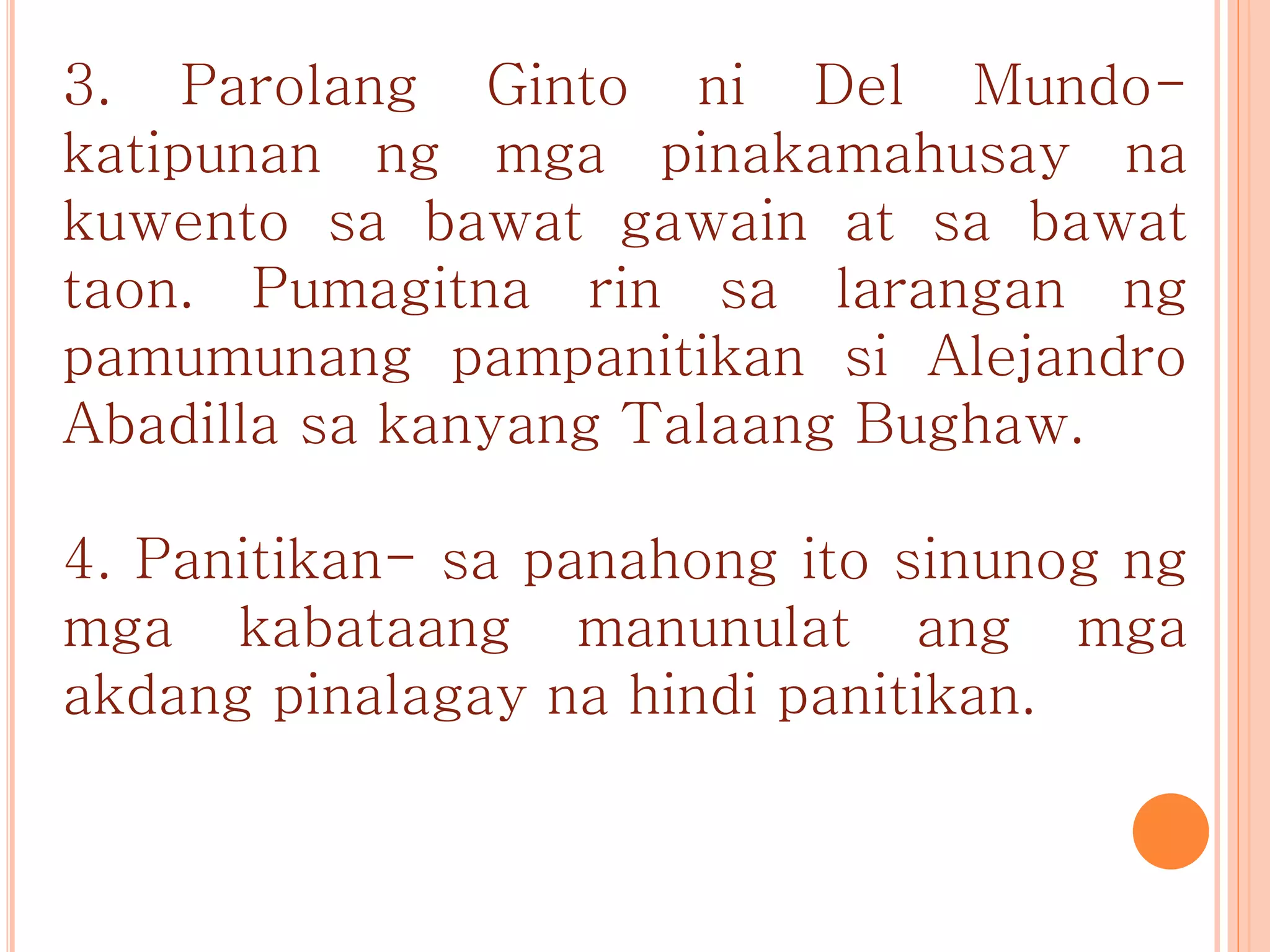 Kasaysayan ng maikling kwento | PPTX