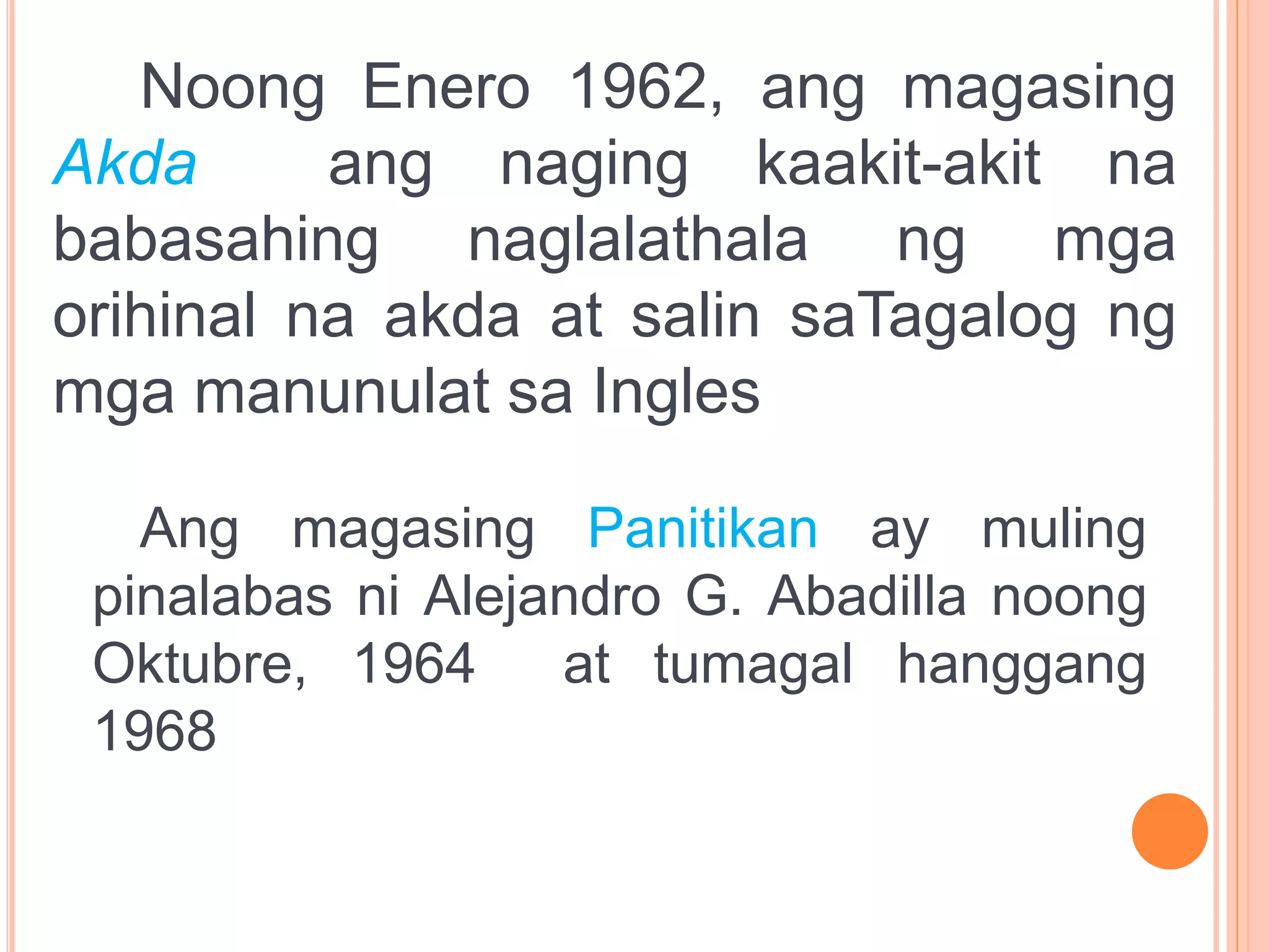Kasaysayan ng maikling kwento | PPTX