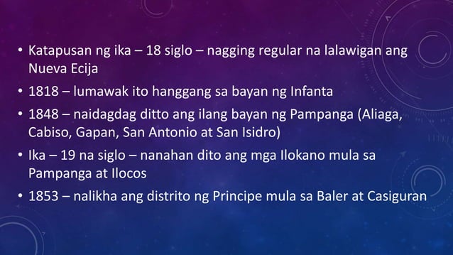 Kasaysayan ng mga Lalawigan sa Gitnang Luzon | PPTX