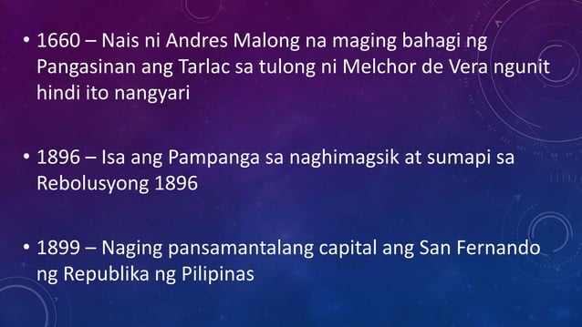 Kasaysayan ng mga Lalawigan sa Gitnang Luzon | PPTX Kasaysayan ng mga Lalawigan sa Gitnang Luzon | PPTX