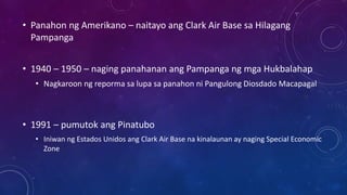 Kasaysayan ng mga Lalawigan sa Gitnang Luzon | PPTX