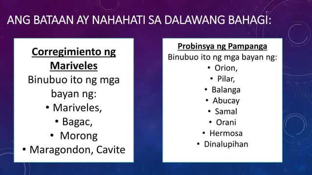 Kasaysayan ng mga Lalawigan sa Gitnang Luzon Kasaysayan ng mga Lalawigan sa Gitnang Luzon