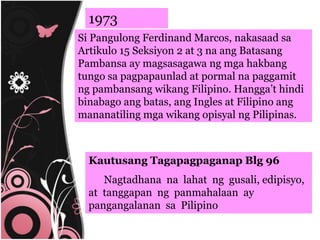 Kasaysayan ng pagunladngwika | PPTX