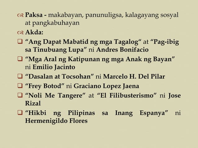Maikling Kasaysayan ng Panitikang Pilipino | PDF