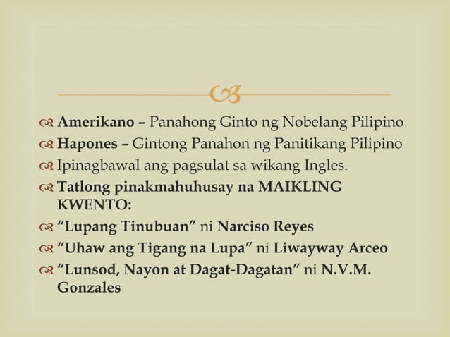 Maikling Kasaysayan ng Panitikang Pilipino | PDF
