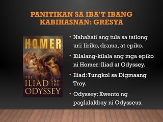Kasaysayan_ng_Tula at mga panitikan na impluwensya nito | PPTX