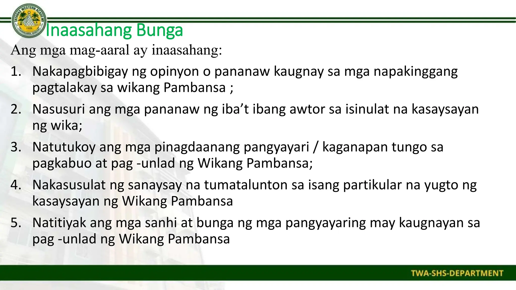 kasaysayan ng wika | PPTX