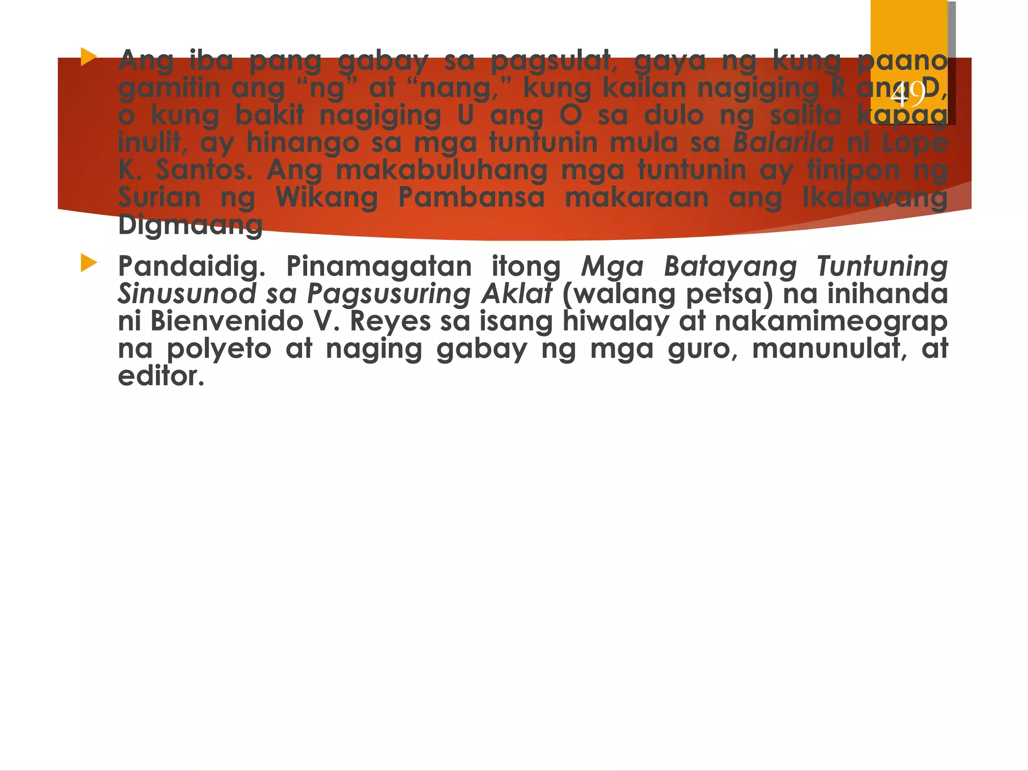 Kasaysayan ng wikang filipino | PPT