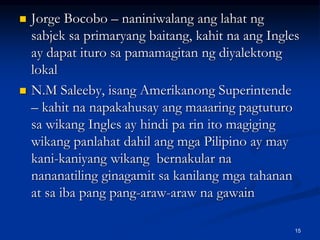 Kasaysayan ng wikang filipino | PPT