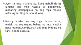 Kasaysayan ng Wikang Pambansa panahon ng kastila.pptx