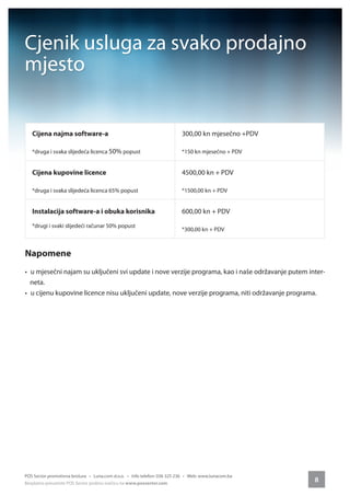 Kasa za ugostiteljstvo Hrvatska | PDF