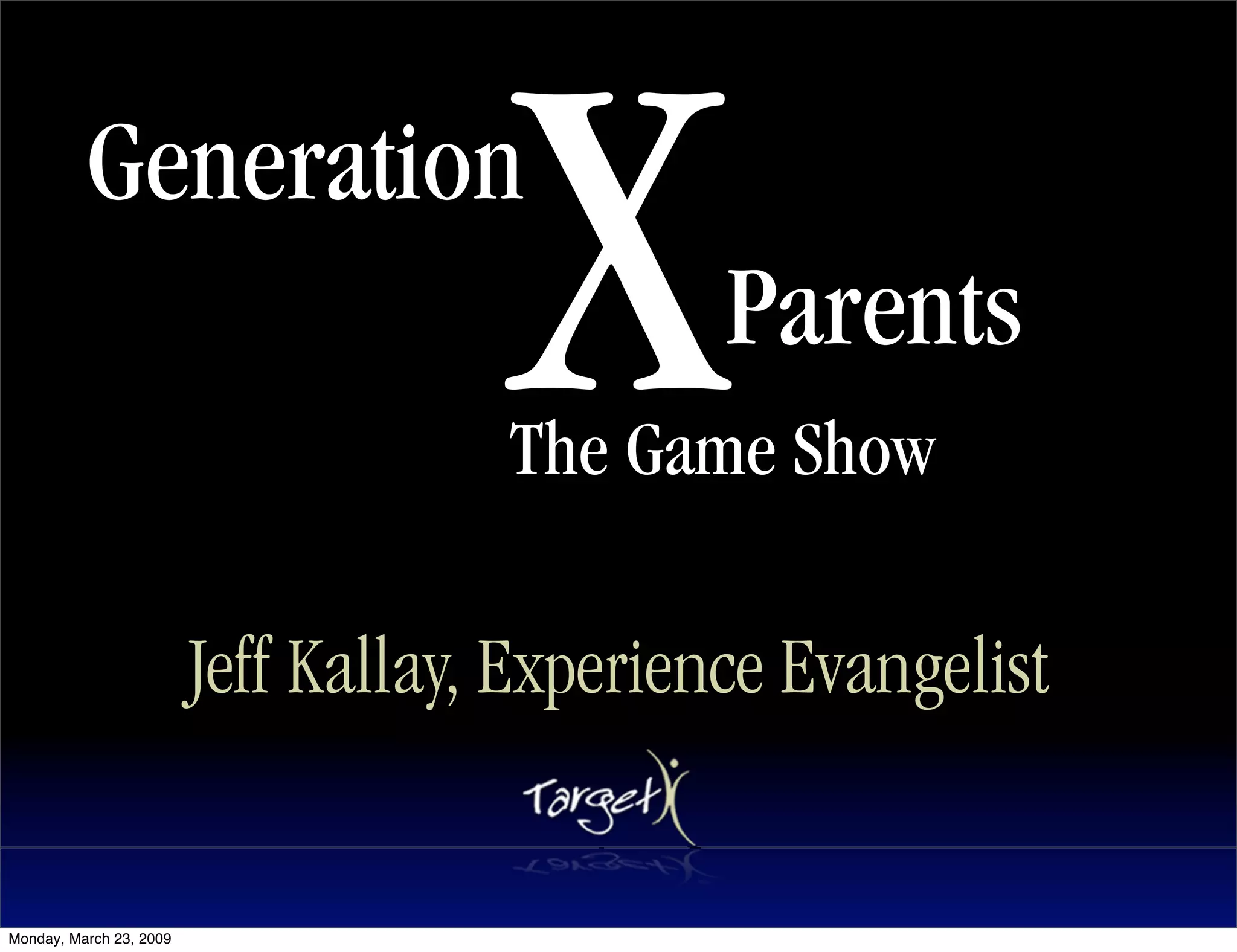 KASCAC Gen X Parents | PDF | Entertainment
