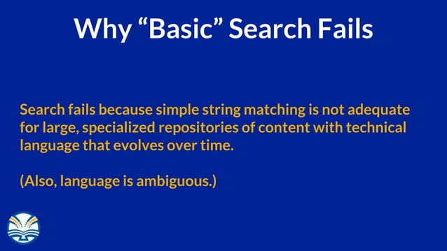 Kasenchak "What Is Semantic Search? And Why Is It Important?" | PPT