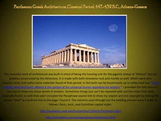 Greek Historical Art Presentation | PPT