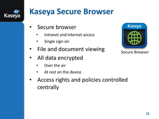 Kaseya BYOD Suite | PPT