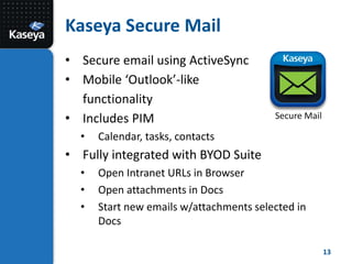 Kaseya BYOD Suite | PPT
