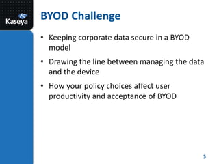 Kaseya BYOD Suite | PPT