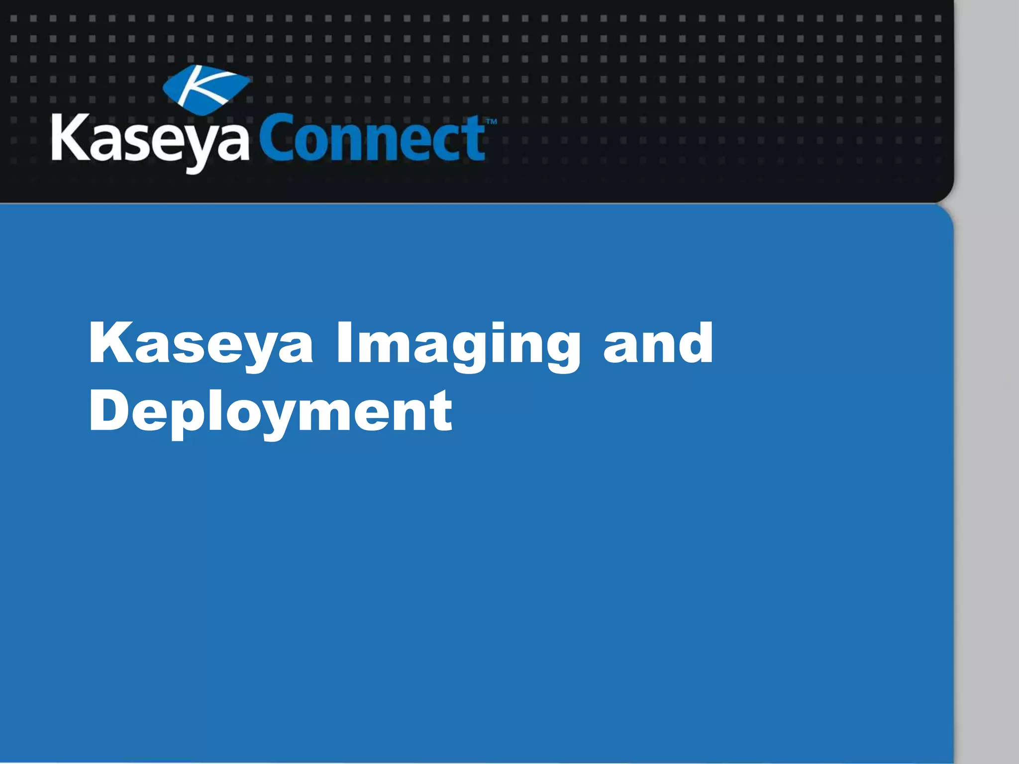 Kaseya Connect 2011 - Kaseya Business Contintuity | PPT