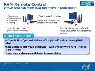 Kaseya Connect 2011 - Leveraging vPro (intel) | PPT