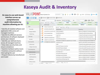 Kaseya monitoring tool | PDF