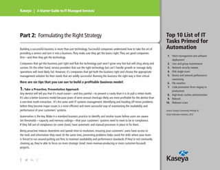 Kaseya msp starterguide | PDF