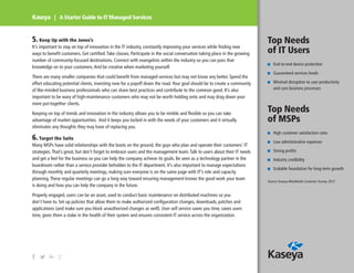 Kaseya msp starterguide | PDF