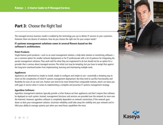 Kaseya msp starterguide | PDF