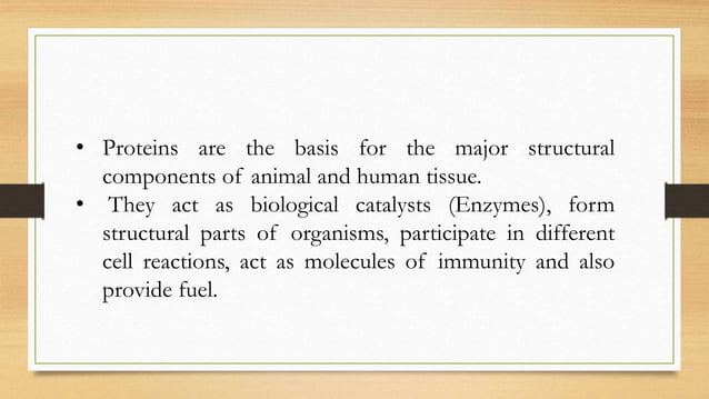 Proteins introduction and its structure. | PPT