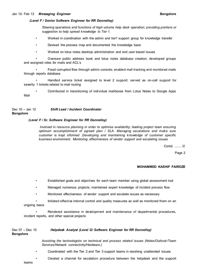 Kashif sm resume | PDF
