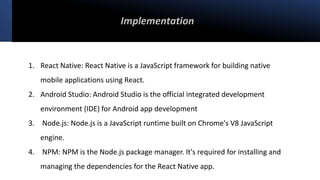 Android Application Engineering Presentation | PPT