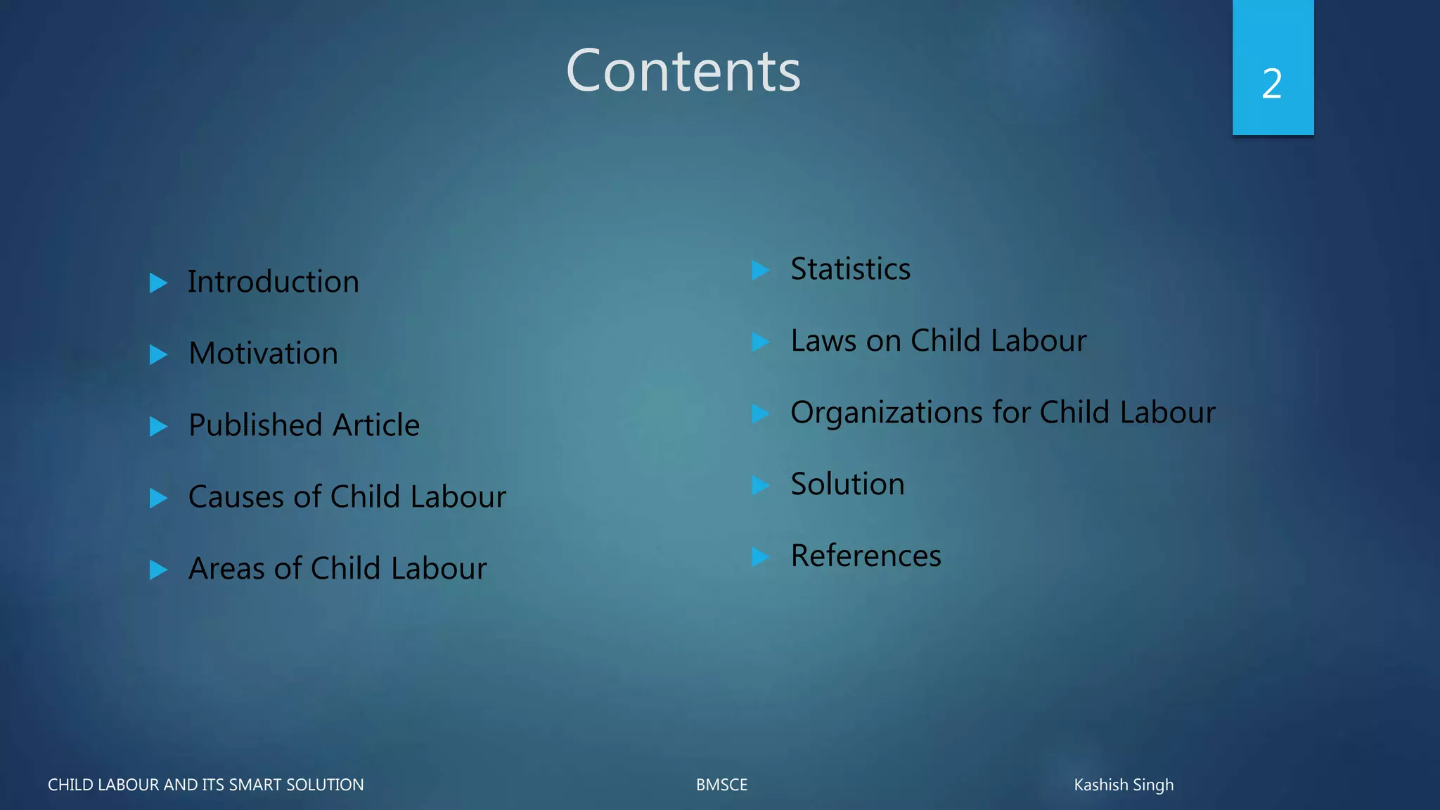 child labour and its smart solution | PPTX