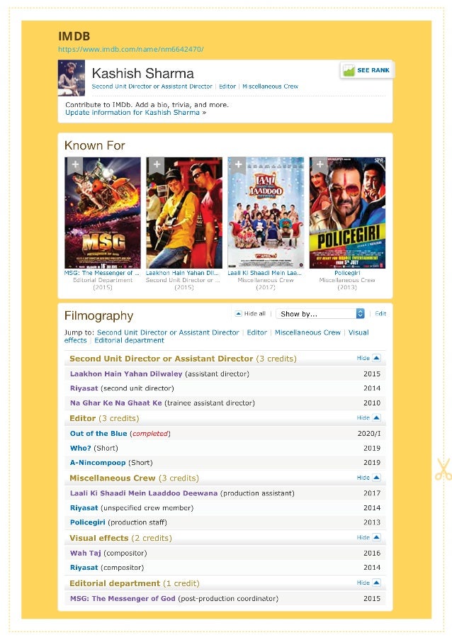 Kashish Sharma Profile Video Editor | PDF