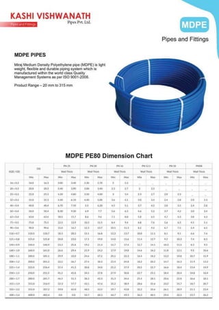 Kashivishwanath pipes brochure | PPTX