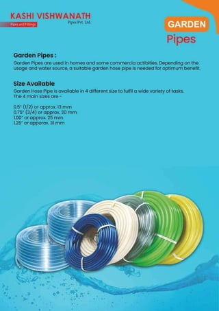 Kashivishwanath pipes brochure | PPTX