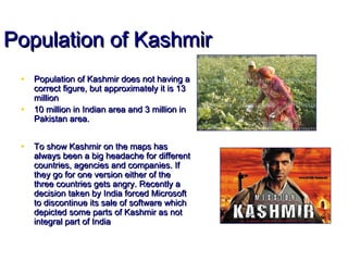 Kashmir | PPT | Geography | Science