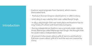 Kashmir | PPTX