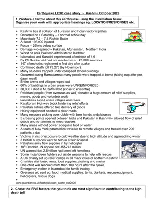 Kashmir Case Study | DOC