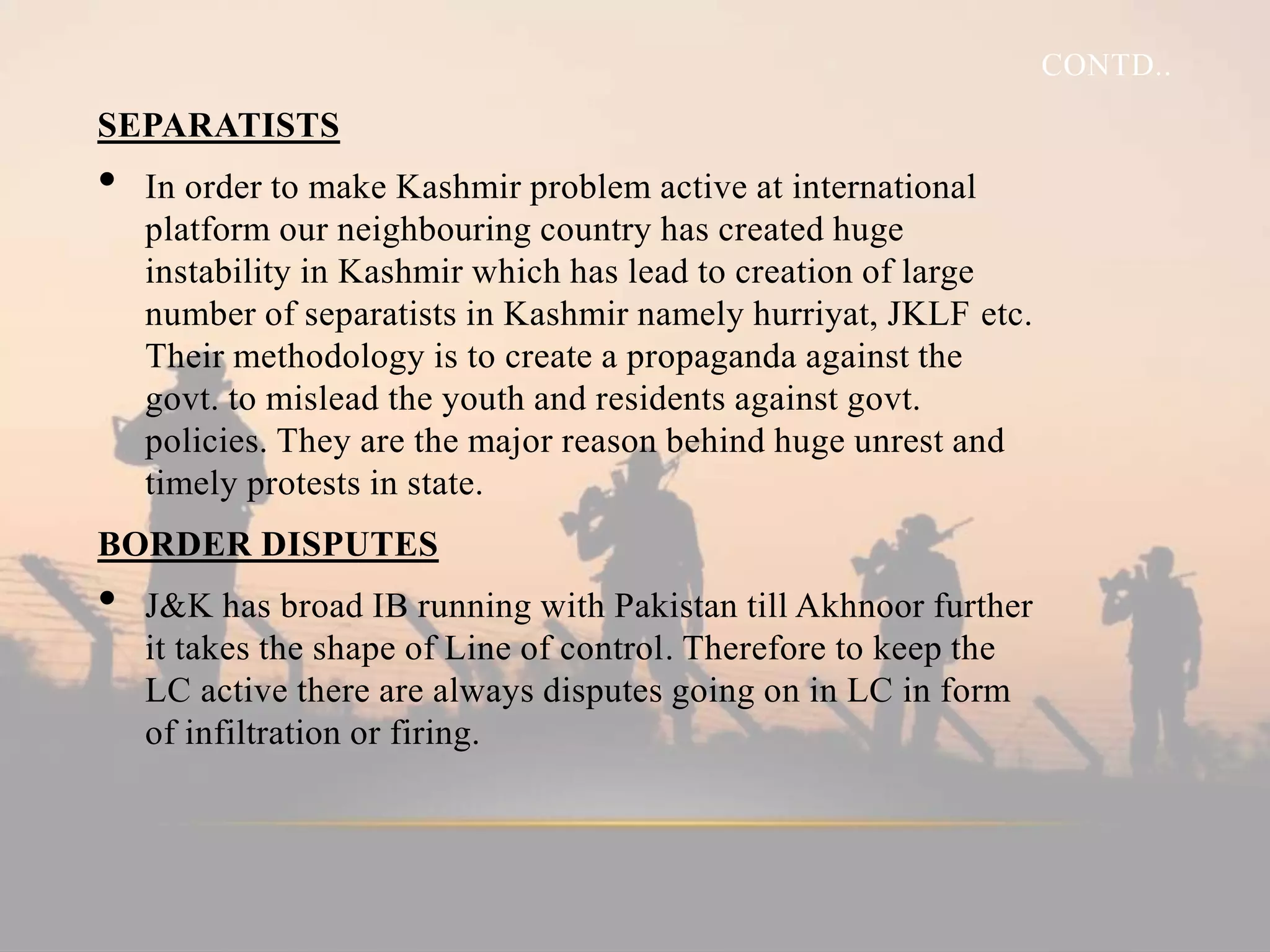 Kashmir conflict | PPTX