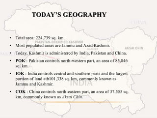 Kashmir conflict | PPTX