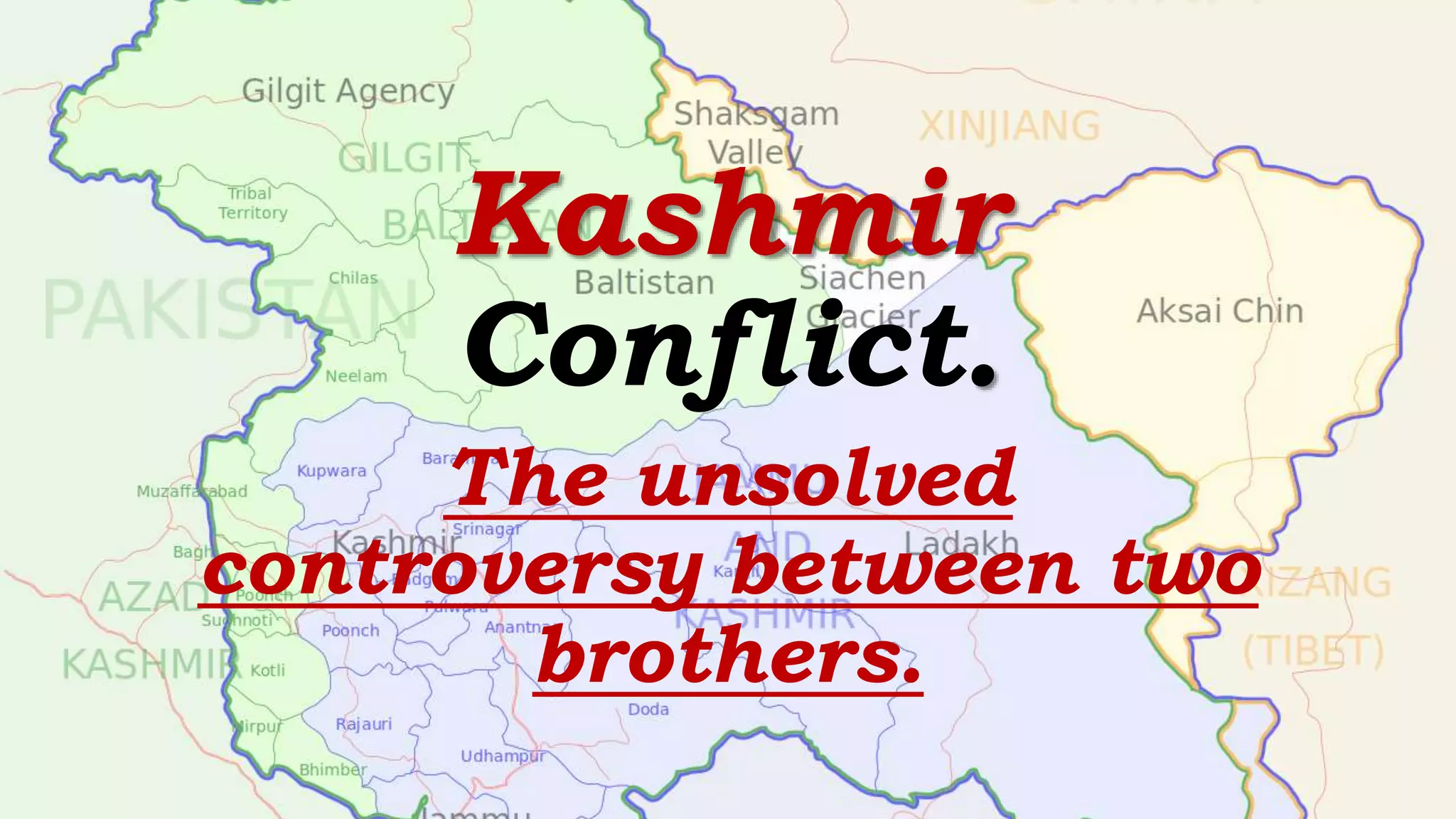 Kashmir Conflict | PPTX