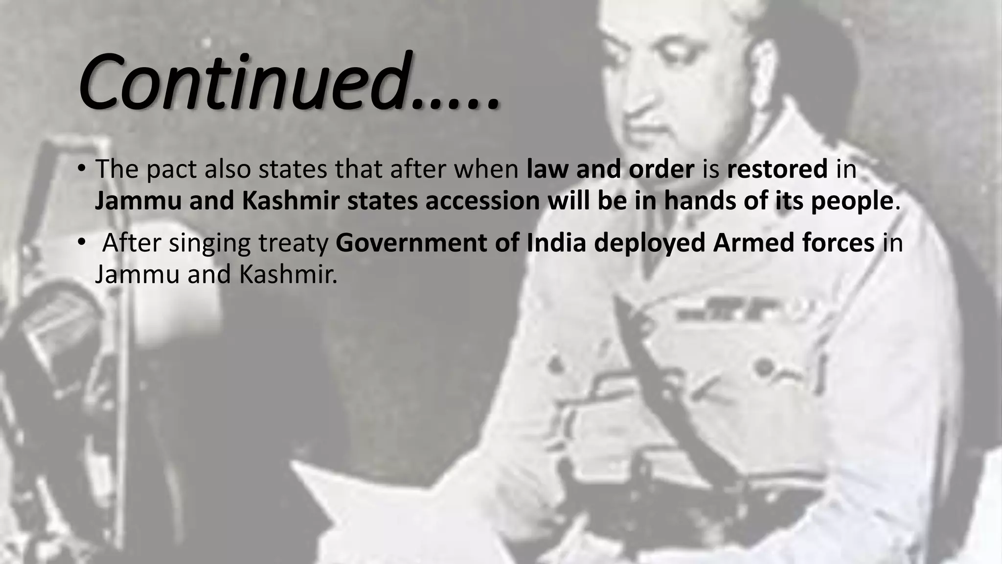 Kashmir Conflict | PPTX