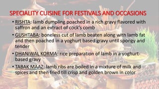 Kashmir cuisine | PPTX