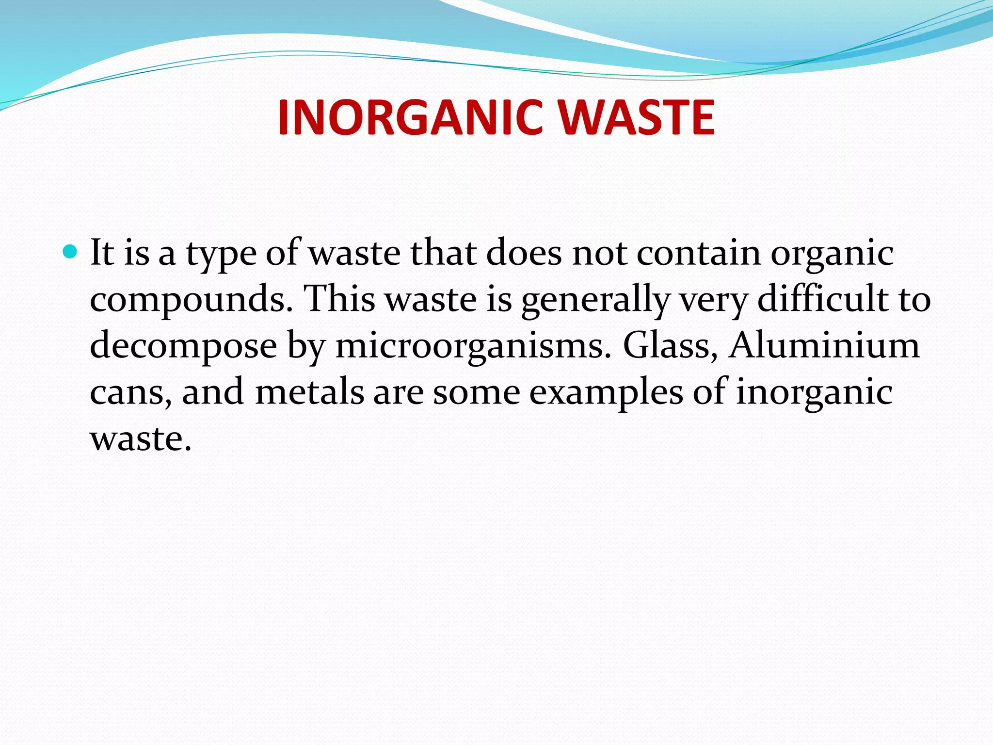 Inorganic Waste Management | PPTX