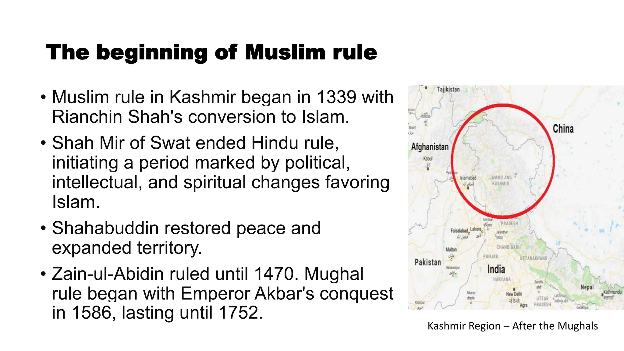 A historical and political perspective of Kashmir issue | PPTX