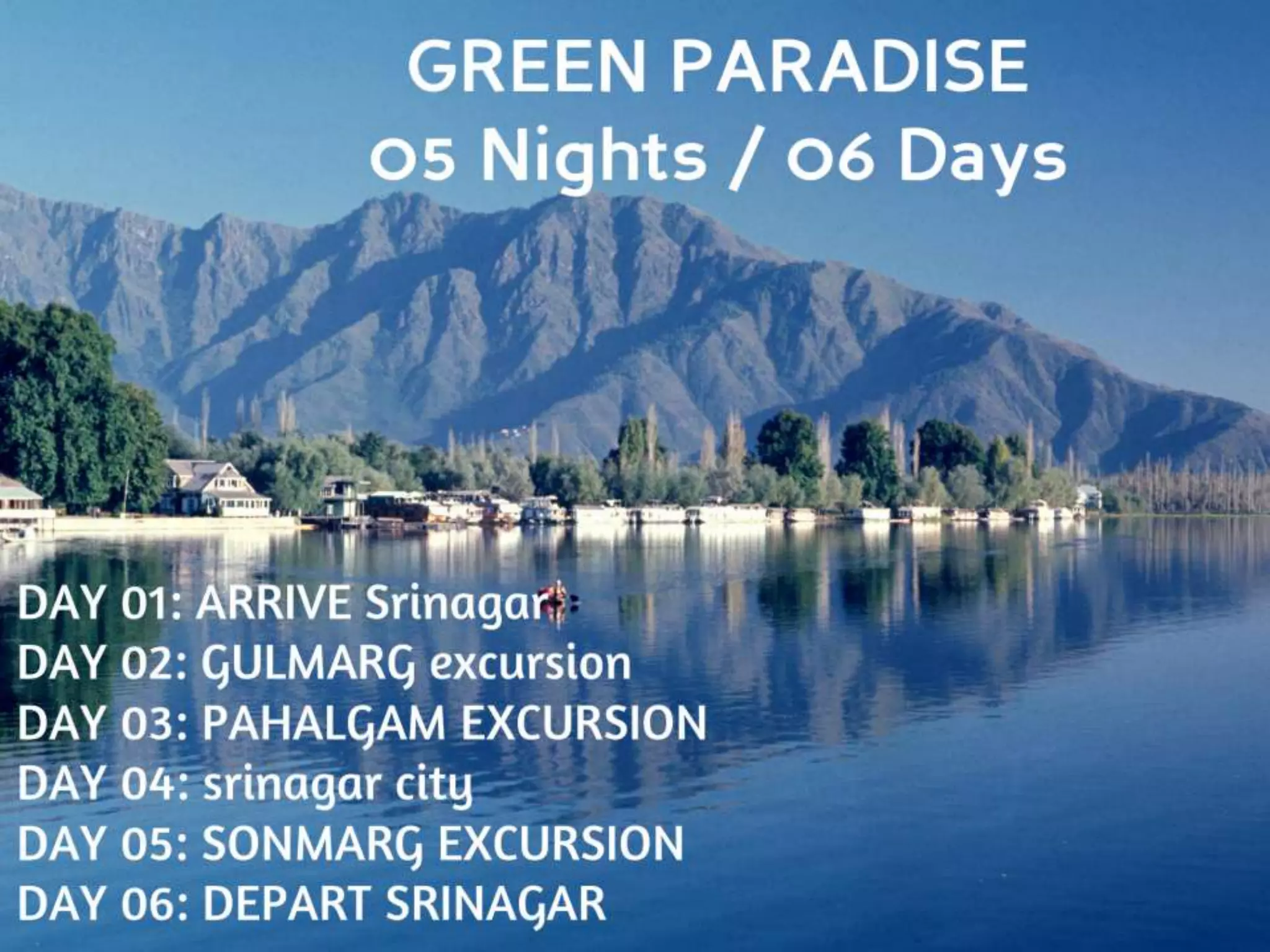 Kashmir packages, tour package kashmir, kashmir holiday packages | PDF
